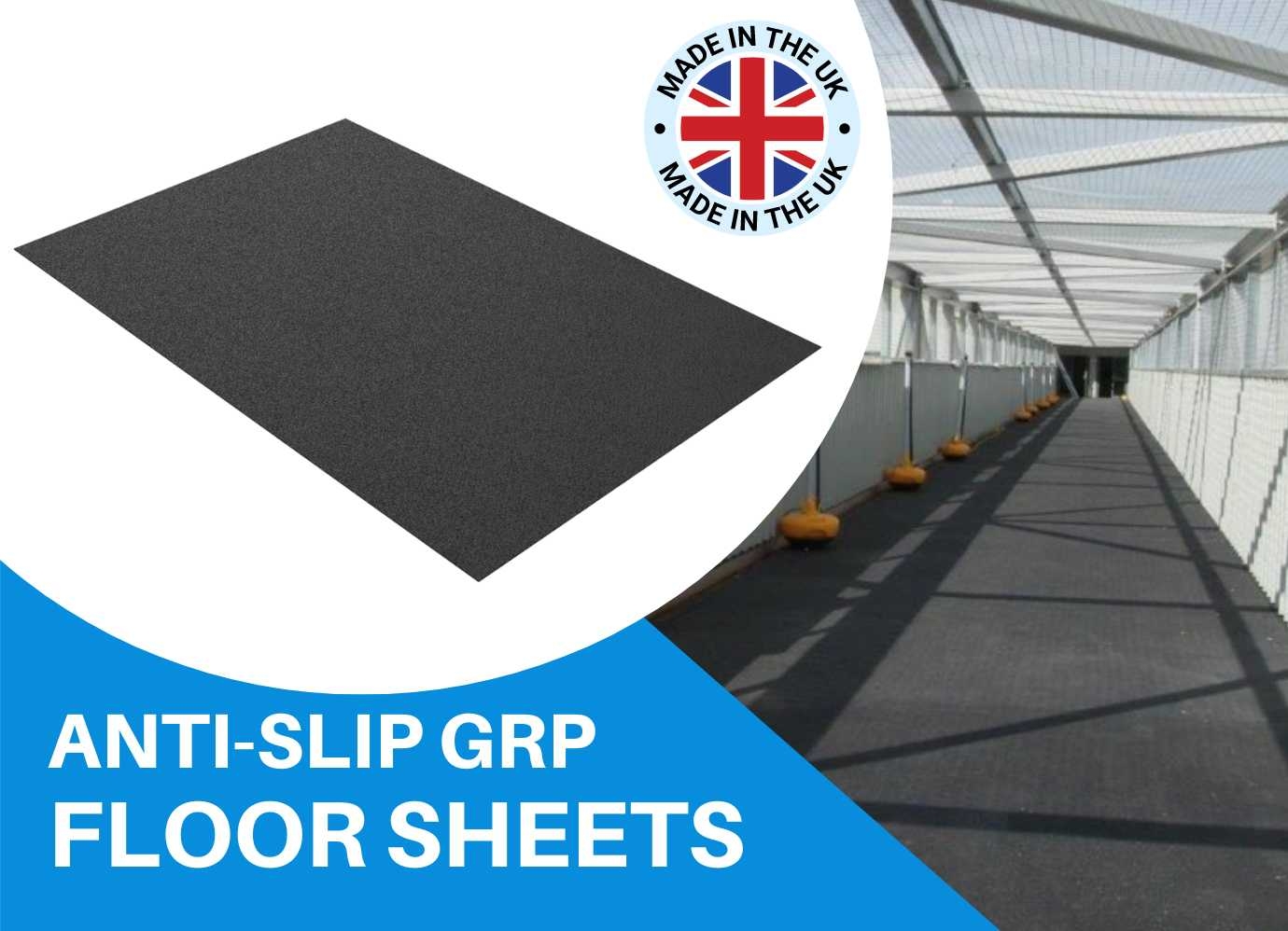 Anti-Slip GRP Flooring Sheets