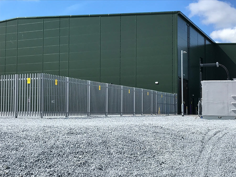 GRP Palisade Fencing | Non-Conductive Trackside Security Fencing
