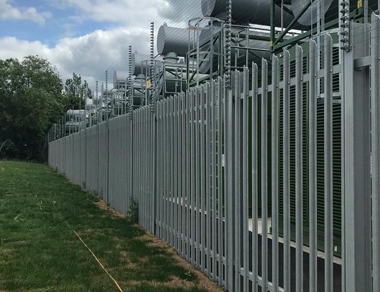 GRP Palisade Fencing | Non-Conductive Trackside Security Fencing