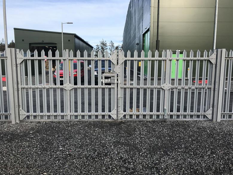 Non-Conductive GRP Palisade Fencing