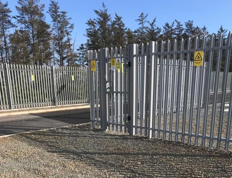 GRP Palisade Fencing | Non-Conductive Trackside Security Fencing