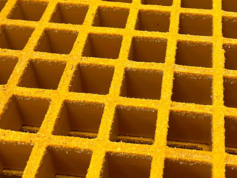 Open Mesh GRP Grating Panels (38mm x 38mm)